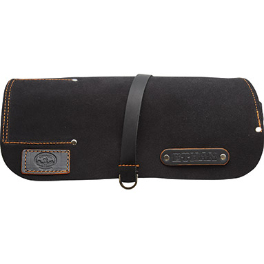 Black Leather Chisel Roll (For Bahco Chisels) - Personalised