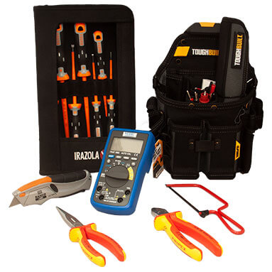 Electricians Tool Kit 13pc Toughbuilt Bahco Knipex Tools