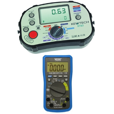 Kewtech KT63 Multifunction Tester + Free Solar-Powered LCD Digital ...