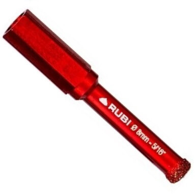 Rubi Dry Gres 4DRILL Diamond Porcelain Tile Drill Bit 8mm